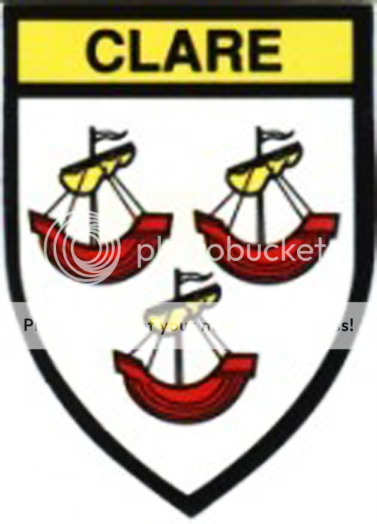 Irish County Clare Sticker CAR Decal Crest Logo Ireland Stickers | eBay